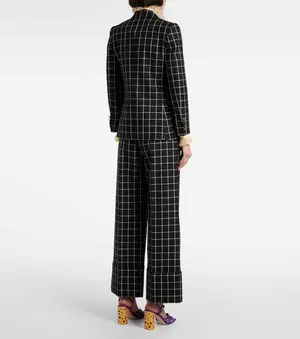 Valentino Garavani Checked Wool Jacket