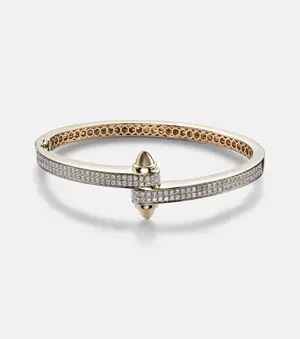 RAINBOW K Storm 14kt Bangle With Diamonds