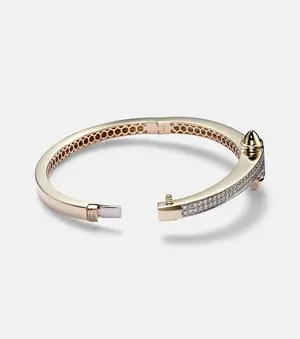 RAINBOW K Storm 14kt Bangle With Diamonds