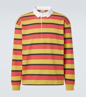 BODE Rec Striped Cotton Polo Shirt - Multicoloured
