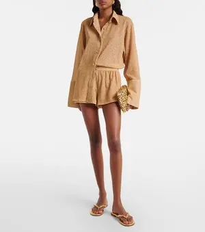 Oseree Lumière Lamé Shirt