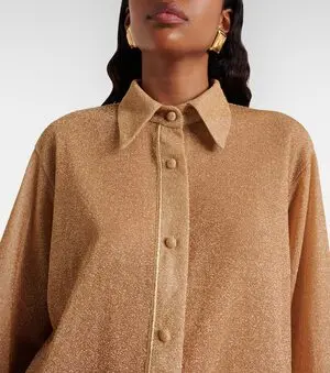 Oseree Lumière Lamé Shirt