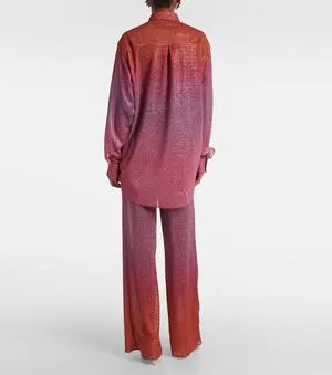 Oseree Lumière Lamé Shirt - Multicoloured