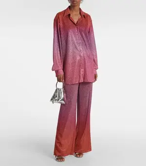 Oseree Lamé Shirt - Multicoloured