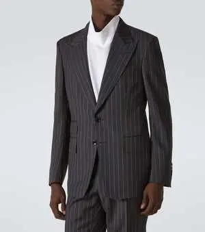 TOM FORD Pinstripe Wool And Mohair Suit