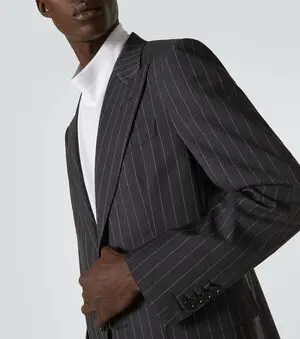 TOM FORD Pinstripe Wool And Mohair Suit