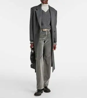 Brunello Cucinelli Velvet Straight-leg Pants