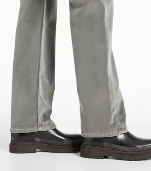 Brunello Cucinelli Velvet Straight-leg Pants
