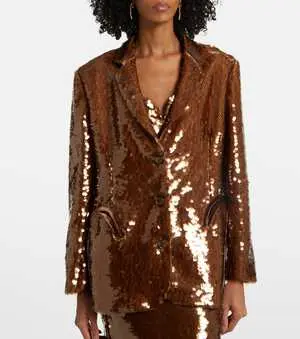BLAZÉ MILANO Tarantella Chiller Sequined Blazer