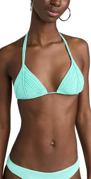 PQ Isla Triangle Bikini Top - Seafoam
