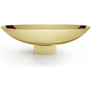 ANNA NEW YORK Striations Fruit Bowl - Gold