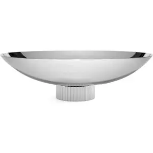 ANNA NEW YORK Striations Fruit Bowl - Silver