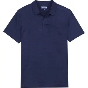 Vilebrequin Linen Jersey Polo - Blue