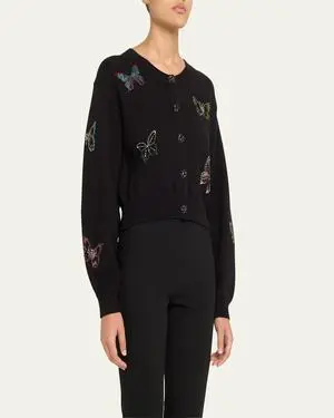 Cinq À Sept Lisette Embellished Cardigan
