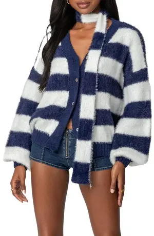 Edikted Striped Cardigans For Women