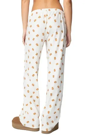 EDIKTED Cottontail Stretch Cotton Lounge Pants