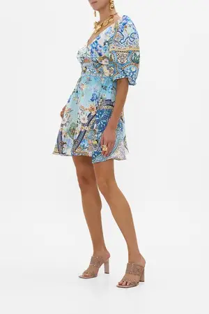 Camilla Puff Sleeve Mini Dress