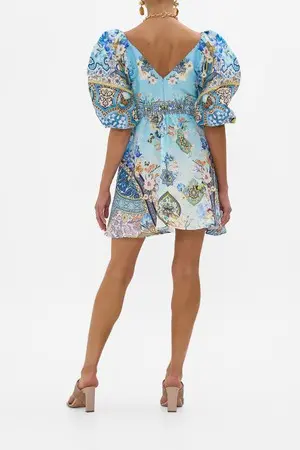 Camilla Puff Sleeve Mini Dress