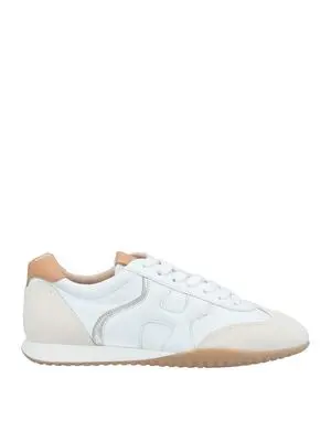 Hogan Leather & Suede Low-top Sneakers - Ivory