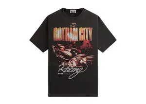 Kith X Batman Batmobile Vintage Tee Shirt - Black