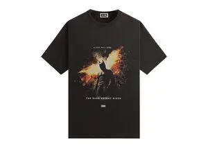 Kith X Batman Dark Knight Rises Vintage Tee Shirt - Black