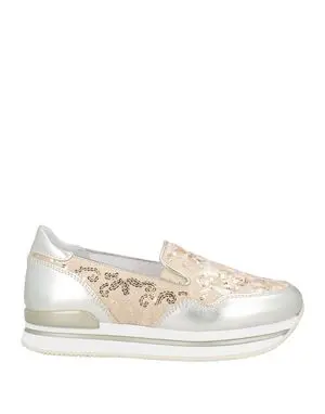 Hogan Leather And Textile Fiber Slip-on Sneakers