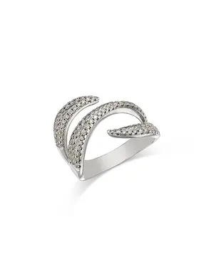 Bloomingdale'S Diamond Triple Bypass Ring - White