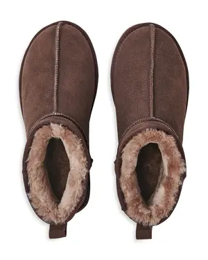 Whistles Shearling Lined Slipper Boots