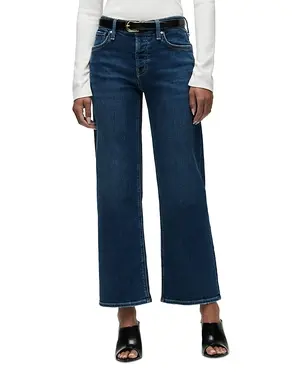 Hudson Jeans Rosie High Rise Ankle Wide Leg Jeans - Fusion