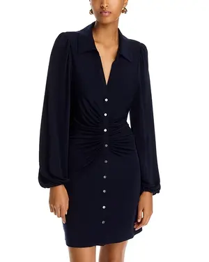 Cinq À Sept Augusta Shirt Dress - Navy