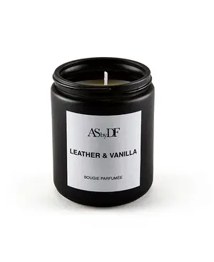 AS By DF Leather & Vanilla Candle - Leather And Vanilla