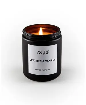 AS By DF Leather & Vanilla Candle