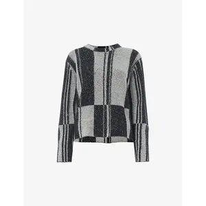 Whistles Block Stripe Wool-blend Jumper