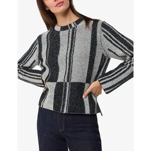 Whistles Block Stripe Wool-blend Jumper