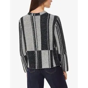 Whistles Block Stripe Wool-blend Jumper