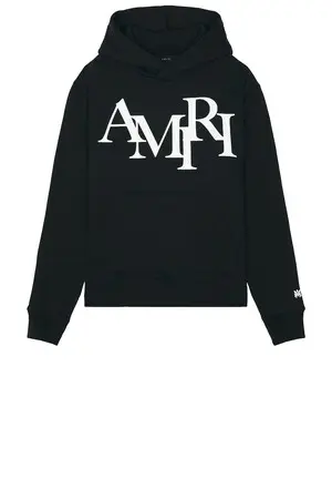Amiri Staggered Logo Hoodie