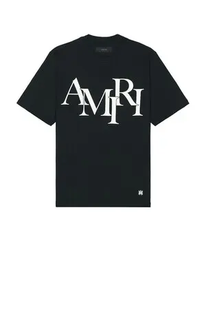 Amiri Staggered Logo Tee