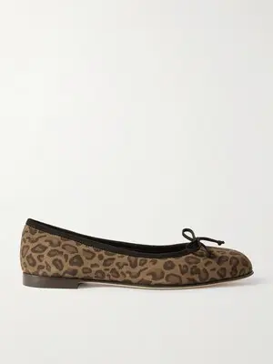 Manolo Blahnik Printed Flats For Women