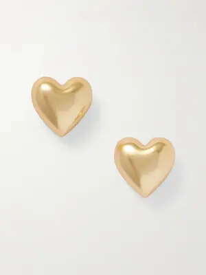 ROXANNE ASSOULIN Heart & Soul Earrings - Gold