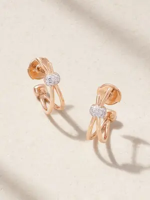Pomellato Together 18-karat Diamond Earrings - Gold