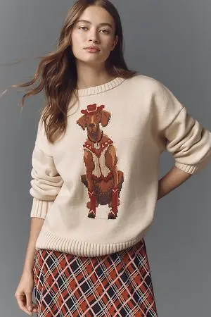 PORRIDGE Jolene Pullover Sweater Western Dog