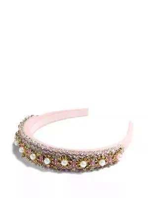 Valentino Garavani Beaded Headband - Pink