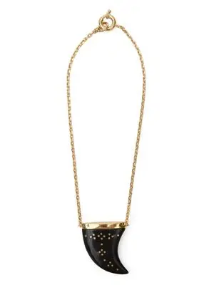 Isabel Marant Short Pendant Necklace - Black