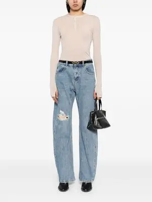 GROUND ZERO Graphic-print Jeans