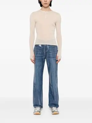 GROUND ZERO Sequin-embellished Jeans
