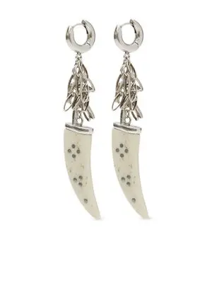 Isabel Marant Pendant Drop Earrings - Neutrals