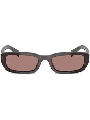 Prada Rectangle-frame Sunglasses - Brown