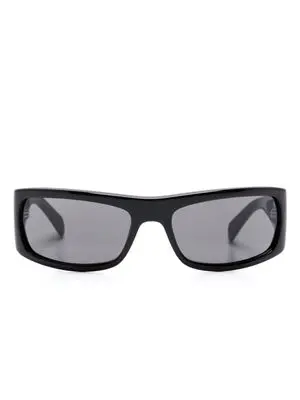 FERRAGAMO Rectangle-frame Sunglasses - Black