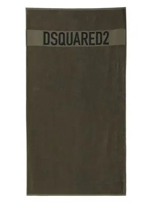 Dsquared2 Logo-print Beach Towel - Green