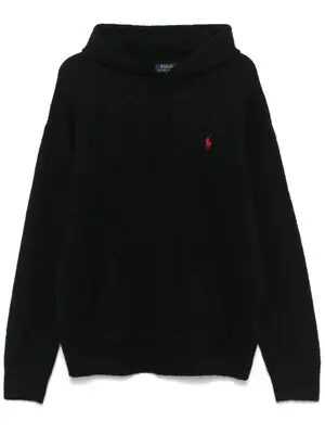 Polo Ralph Lauren Embroidered Pony Hoodie - Black